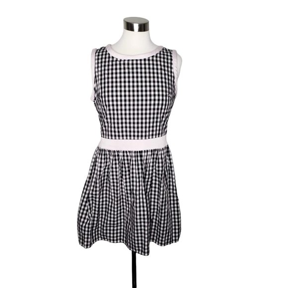 P. Luca Milano | Dresses | P Luca Milano Women Black White Gingham Fit ...